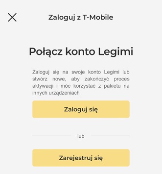 Aktywowałem Legimi poprzez T-Mobile - jak zalogować się w aplikacji ...